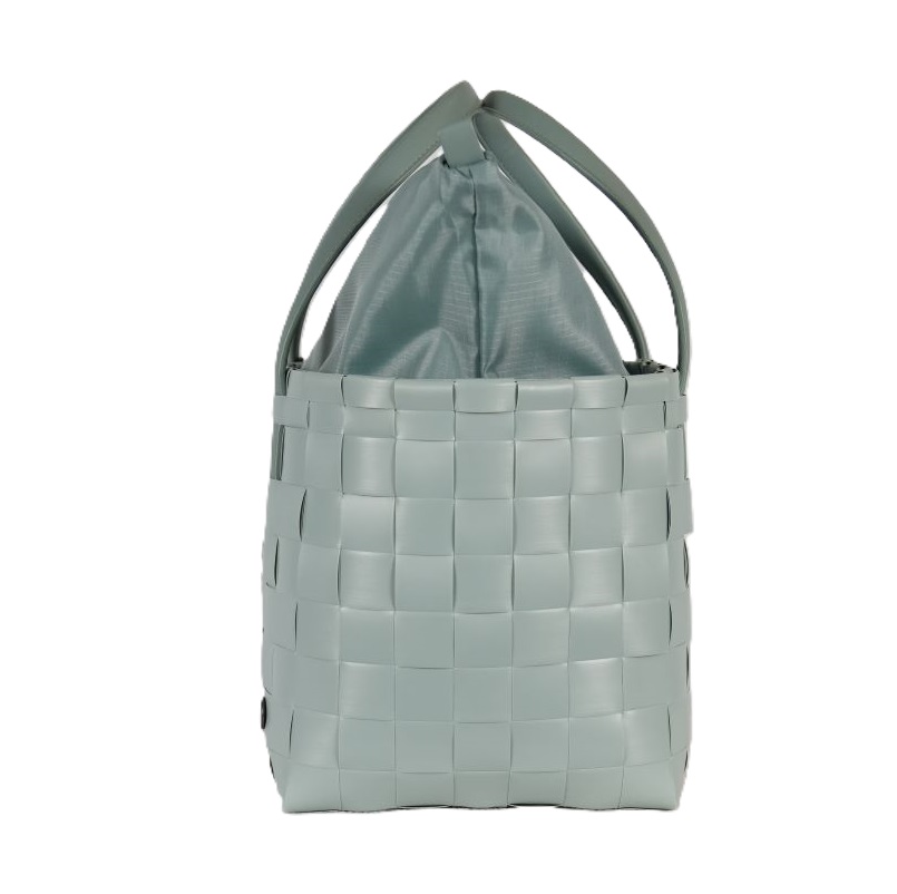 Color Deluxe Recycled Tote Grey/Green – 3kidsko