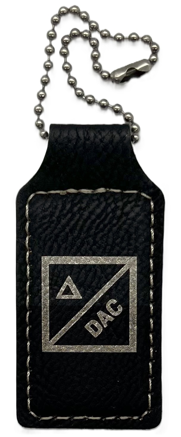 Custom Leatherette Bag Charm with Stainless Ball Chain – 3kidsko